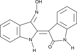 Indirubin-3'-monoxime (CAS 160807-49-8)